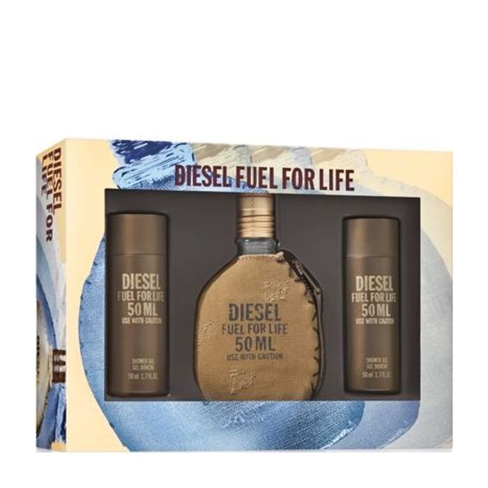 Diesel Fuel For Life 3pc Set - Eau De Toilette _ 2x Shower Gel 50ml – Fresh Beauty Co.