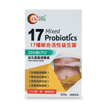 OneVITA 17 Mixed Probiotics 60 capsules – Fresh Beauty Co.