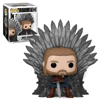 Funko POP! Deluxe: GOT- Ned Stark on Throne Toy Figures 18x15x20cm ...