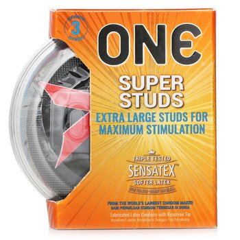 One Super Studs Condom 3pcs 3pcs/box – Fresh Beauty Co.