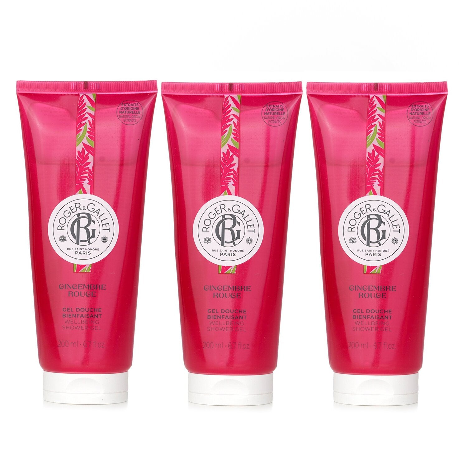 Roger & Gallet 【Super Saver Pack】Gingembre Rouge Wellbeing Shower Gel ...