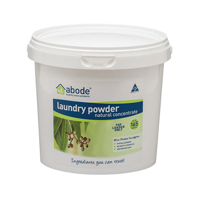 Abode Cleaning Products Abode Laundry Powder (Front & Top Loader) Blue ...