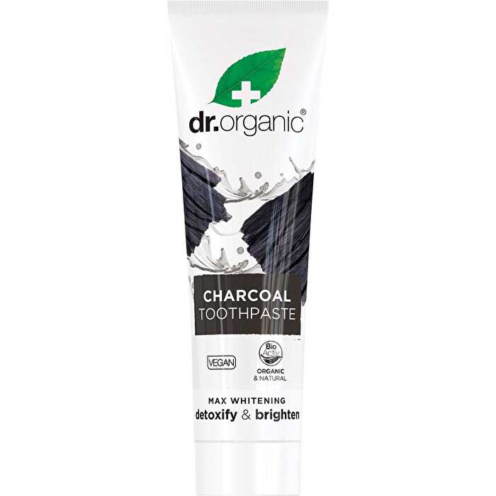 Dr Organic Toothpaste Charcoal Whitening 100ml – Fresh Beauty Co.