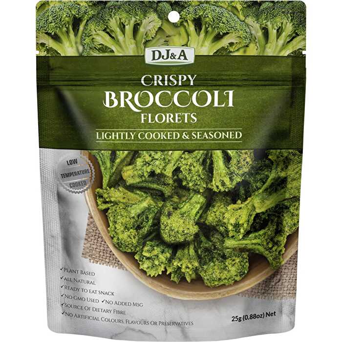 Dj&a Crispy Broccoli Florets 12x25g – Fresh Beauty Co.