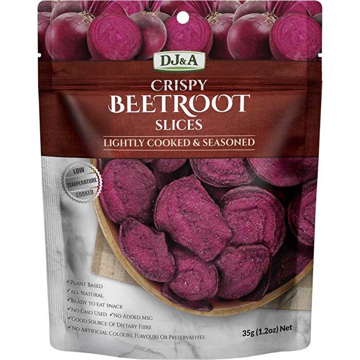 Dj&a Crispy Beetroot Slices 10x35g – Fresh Beauty Co.