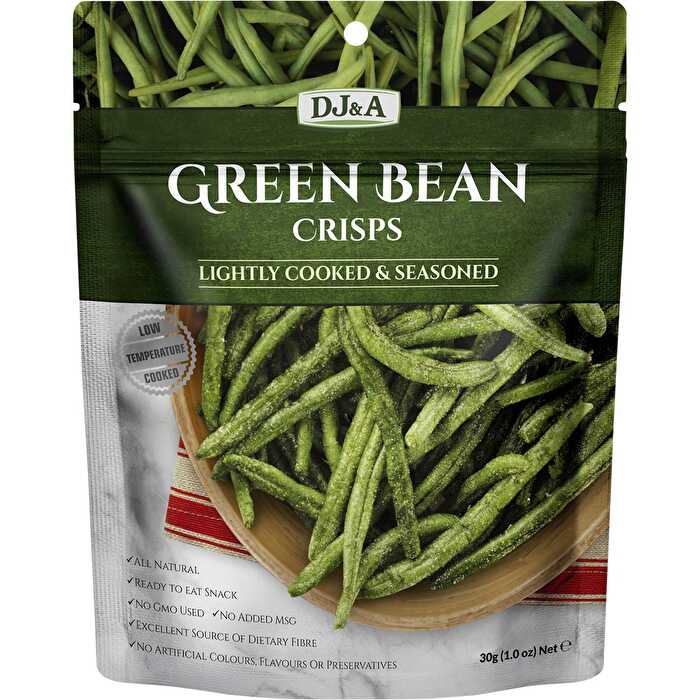 Dj&a Green Bean Crisps 10x30g – Fresh Beauty Co.
