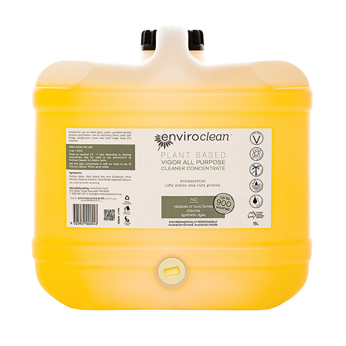 EnviroClean Plant Based Vigor All Purpose Cleaner Concentrate 15000ml ...