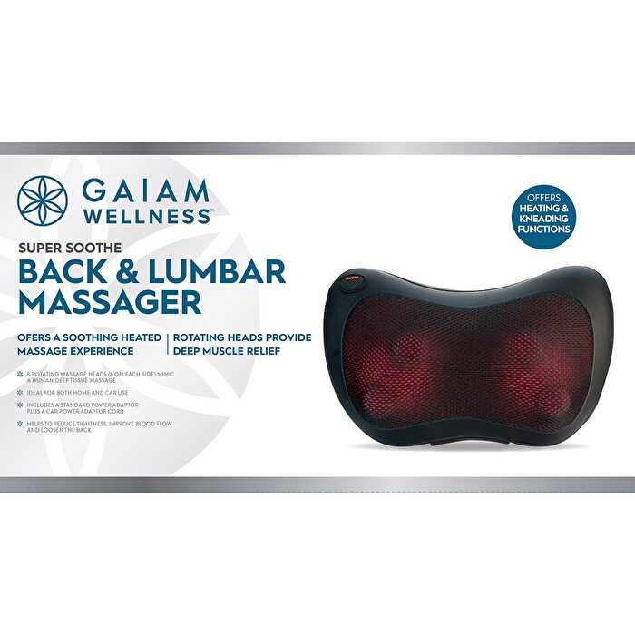 Gaiam Back & Lumbar Massager – Fresh Beauty Co.