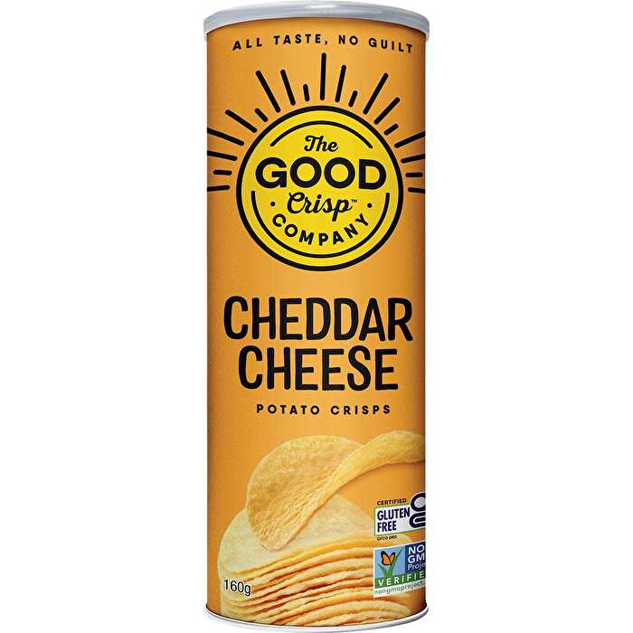 The Good Crisp Company Potato Crisps Cheddar Cheese 8x160g – Fresh ...
