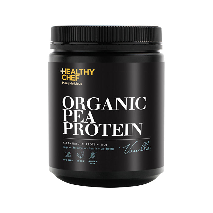 The Healthy Chef Organic Pea Protein Vanilla 550g – Fresh Beauty Co.