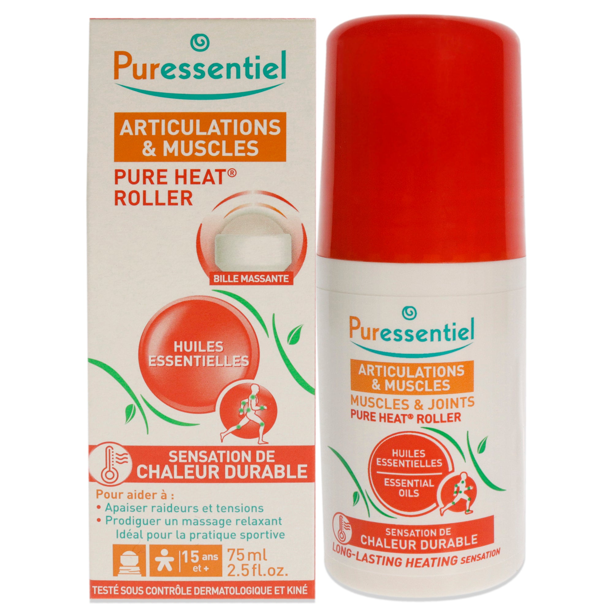 Puressentiel Muscles and Joints Pure Heat Roller by Puressentiel for ...