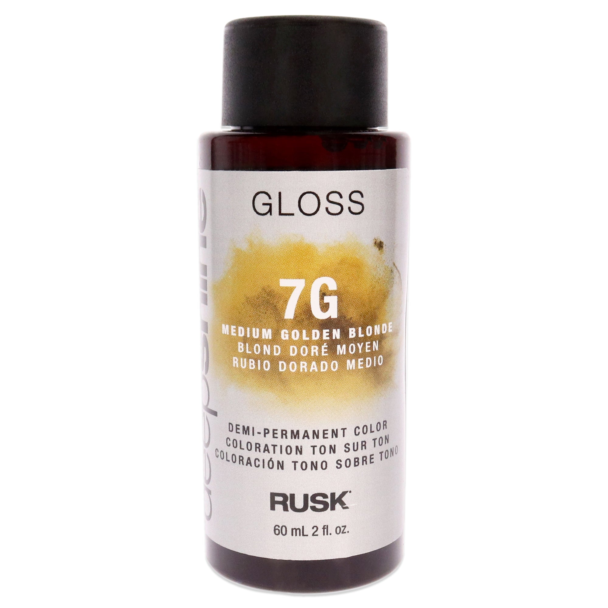 Rusk Deepshine Gloss Demi-Permanent Color - 7G Medium Golden Blonde by ...