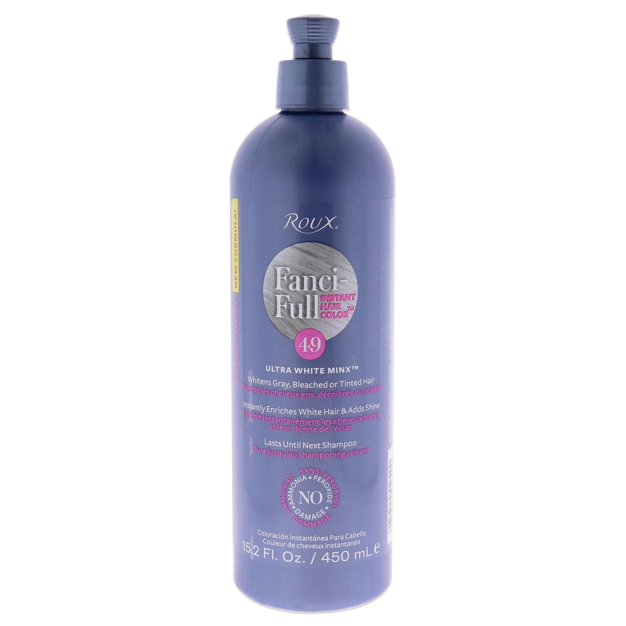 Roux Fanci-Full Rinse Instant Hair Color - 49 Ultra White Minx by Roux ...