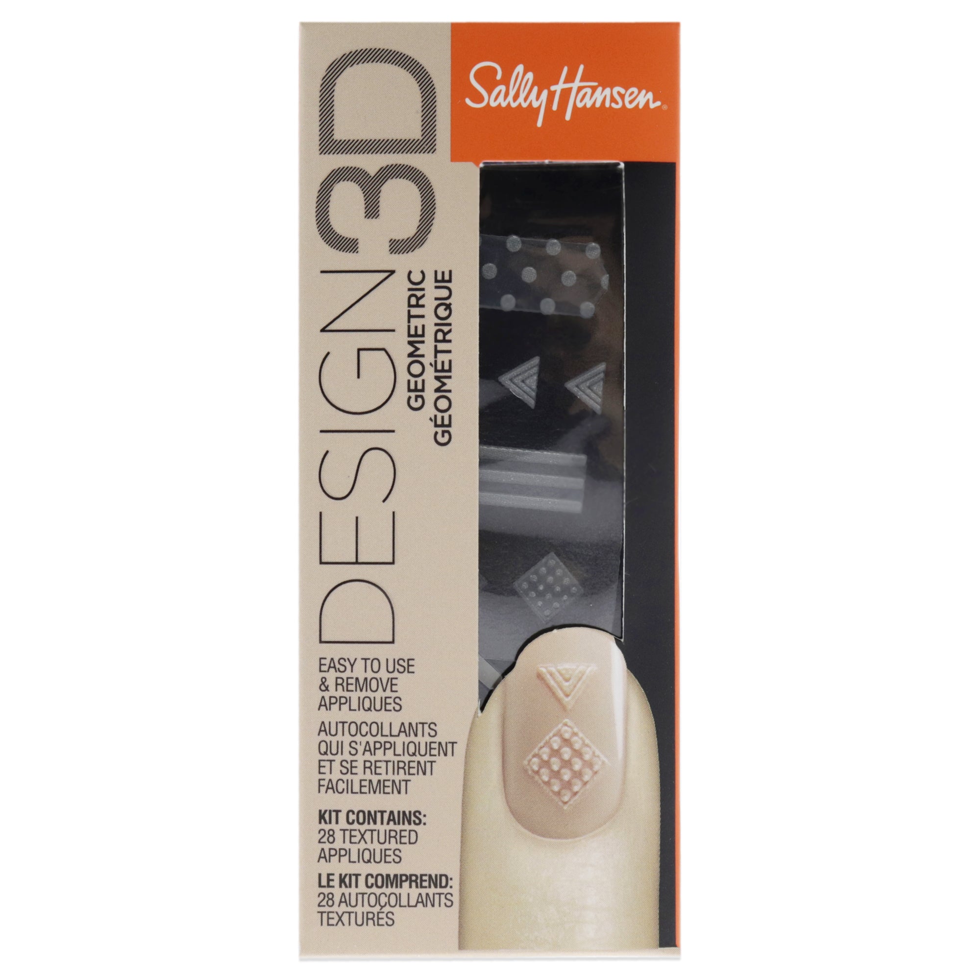 Sally Hansen Design 3D Nail Sticker - 300 Geometric by Sally Hansen for ...