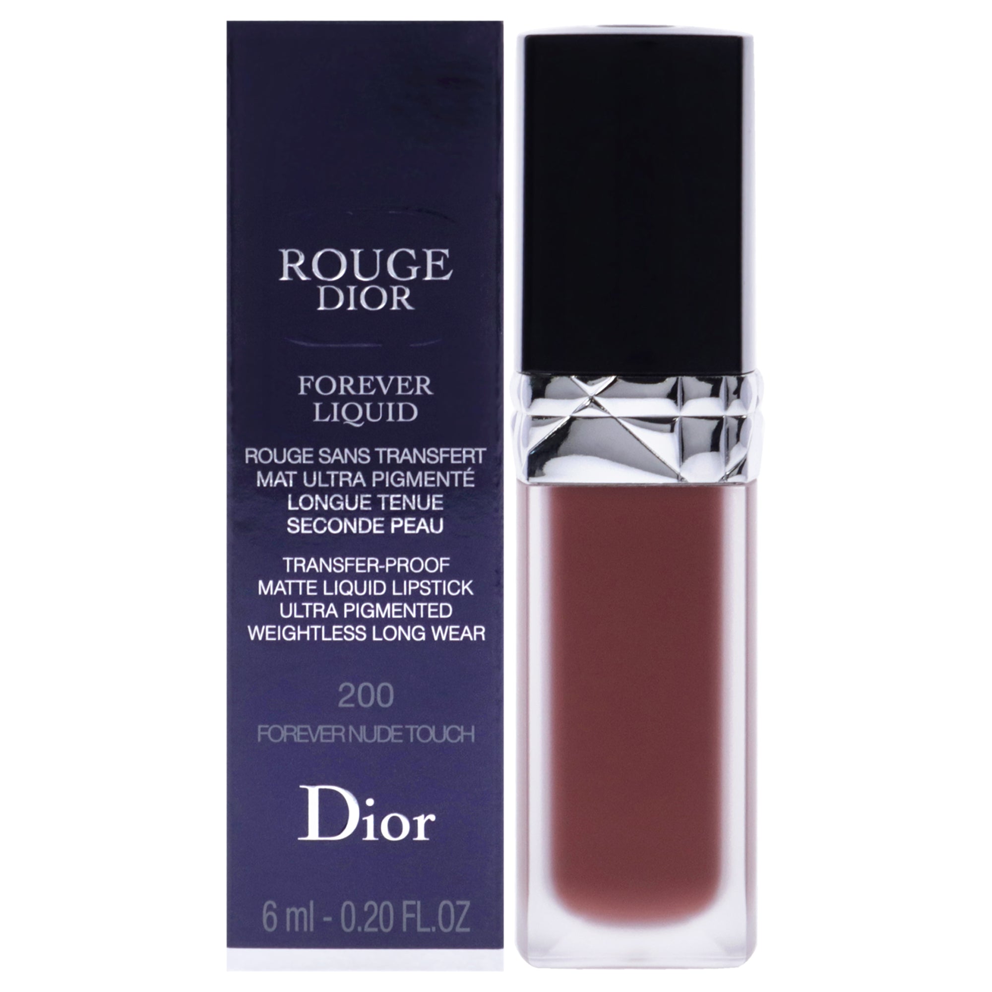 Christian Dior Rouge Dior Forever Liquid Matte - 200 Forever Nude Touch ...