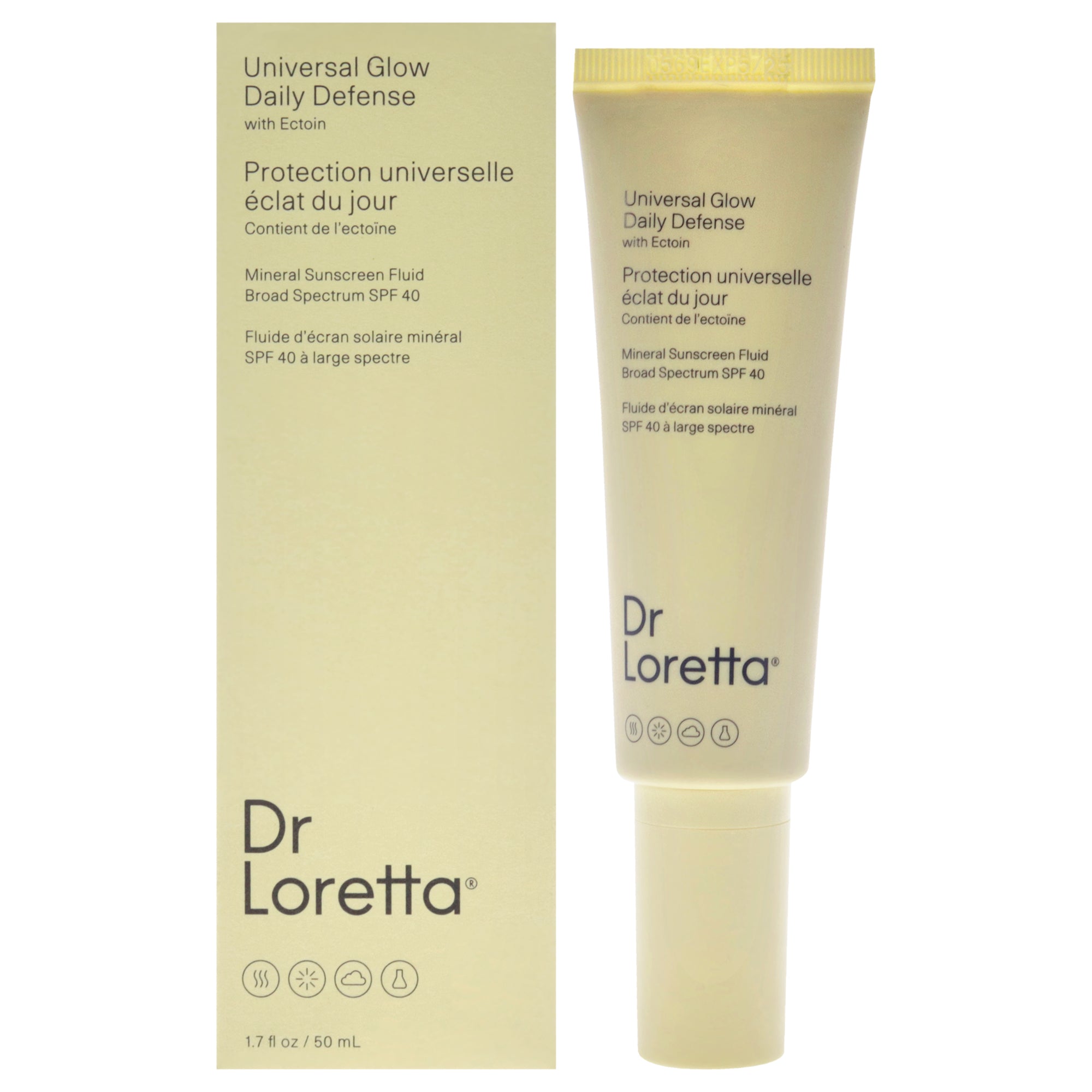 Dr. Loretta Universal Glow Daily Defense Mineral Sunscreen Fluid SPF 40 ...