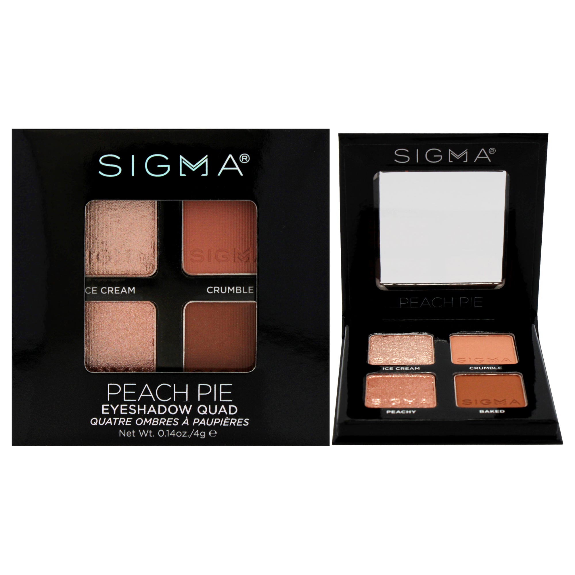 SIGMA Eyeshadow Quad - Peach Pie by SIGMA for Women - 0.14 oz Eye ...