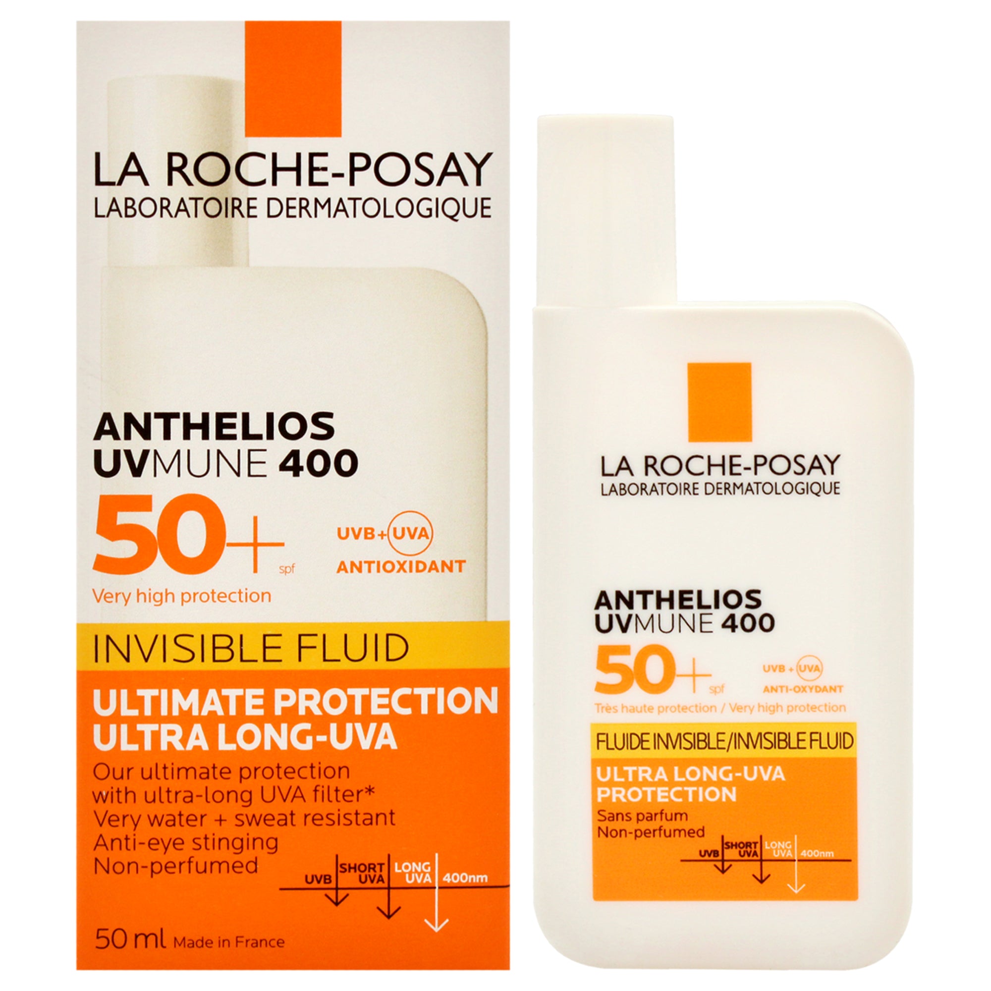 La Roche Posay Anthelios UVmune 400 Invisible Fluid SPF 50 Plus by La ...