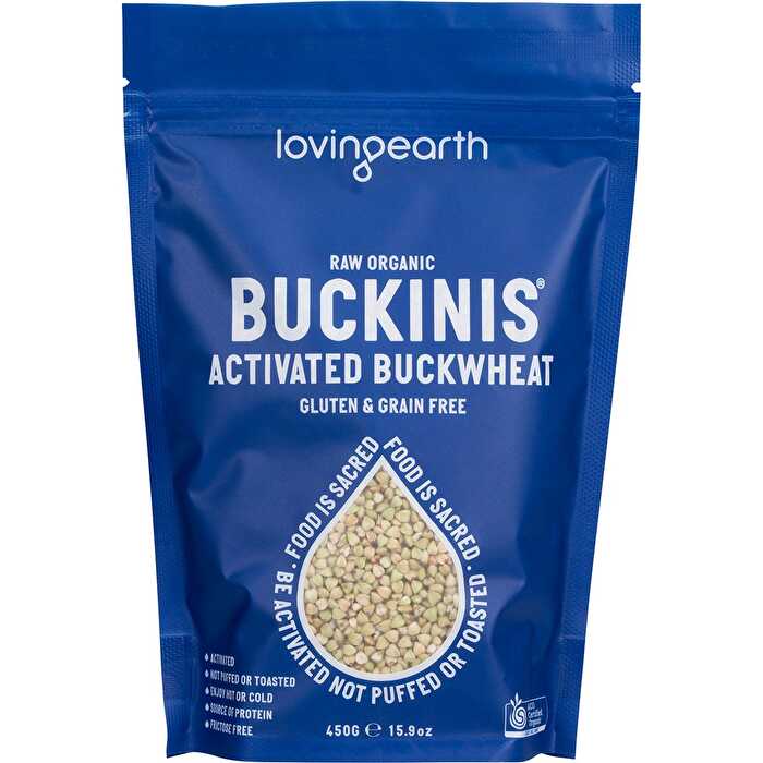 Loving Earth Buckinis Activated Buckwheat 450g – Fresh Beauty Co.
