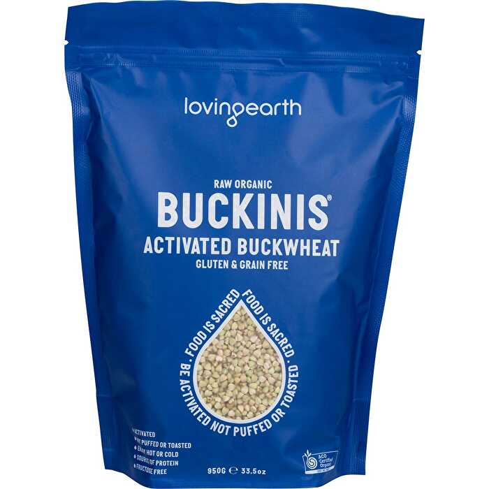 Loving Earth Buckinis Activated Buckwheat 950g – Fresh Beauty Co.