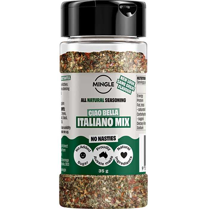 Mingle Ciao Bella Italian Mix All Natural Seasoning 10x35g – Fresh ...
