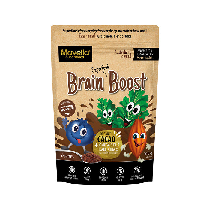 Mavella Superfoods Brain Superfood Smoothie Boost Choc 100g – Fresh ...