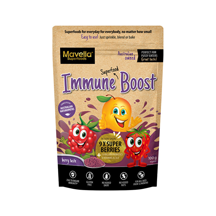 Mavella Superfoods Immune Superfood Smoothie Boost Berry 100g – Fresh ...