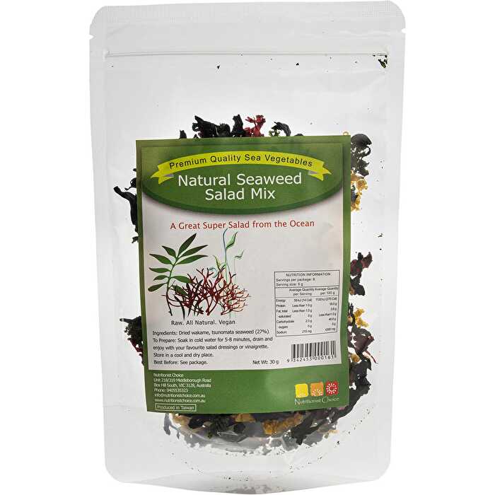 Nutritionist Choice Seaweed Salad Mix 30g – Fresh Beauty Co.
