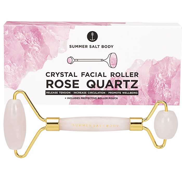 Summer Salt Body Crystal Facial Roller Rose Quartz – Fresh Beauty Co.