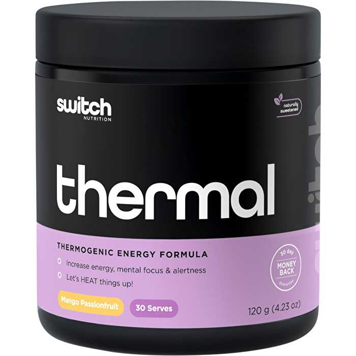 Switch Nutrition Thermal Thermogenic Energy Formula Mango Passionfruit ...