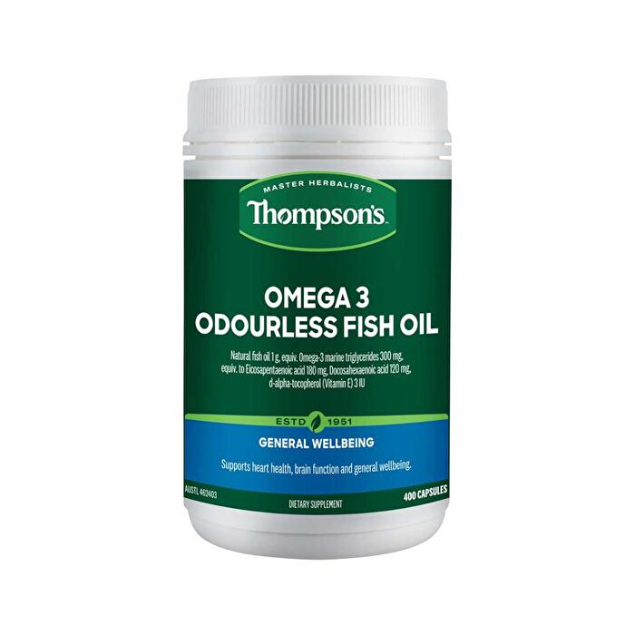 Homart Thompson's Thompsons Omega 3 Odourless Fish Oil 400c – Fresh ...