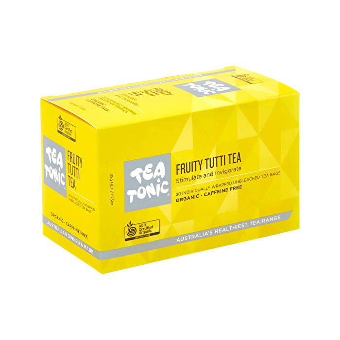Tea Tonic Organic Fruity Tutti Tea x 20 Tea Bags – Fresh Beauty Co.