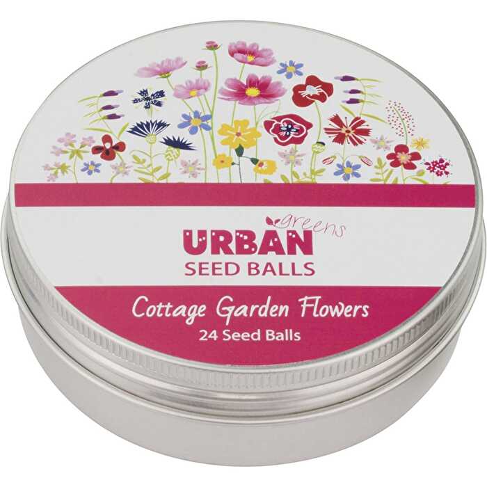 Urban Greens Seed Balls Cottage Flowers 24 per Tin – Fresh Beauty Co.