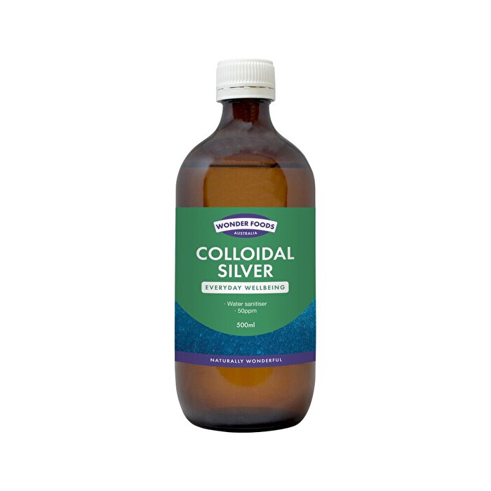 Wonder Foods Colloidal Silver 50ppm 500ml – Fresh Beauty Co.