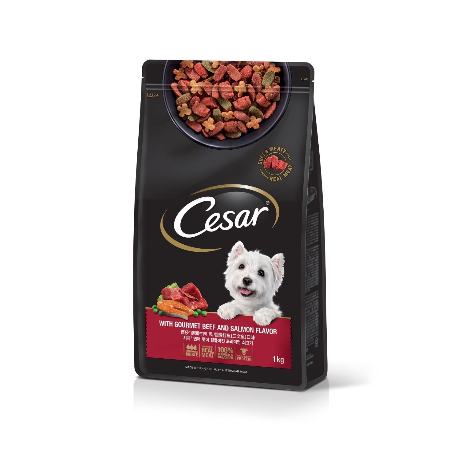 CESAR CESAR - DRY Beef & Salmon Flavor 1KG – Fresh Beauty Co.