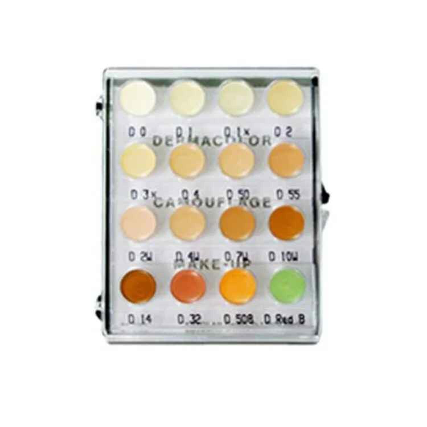 Derma Color Camouflage Mini Palette 16 Colors MAYS1(B) - 12g – Fresh ...