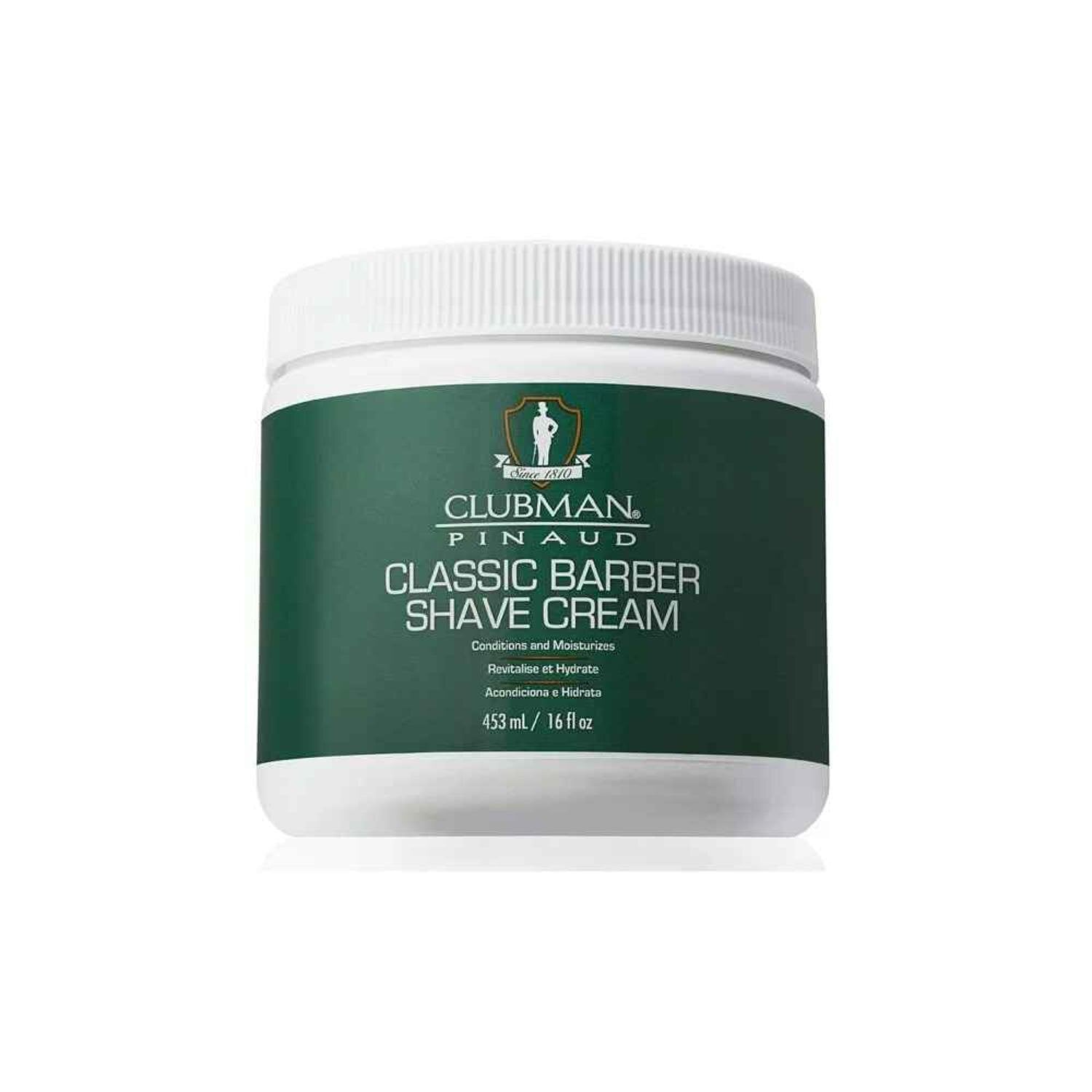 Clubman Classic Barber Shave Cream 453ml / 16oz – Fresh Beauty Co.