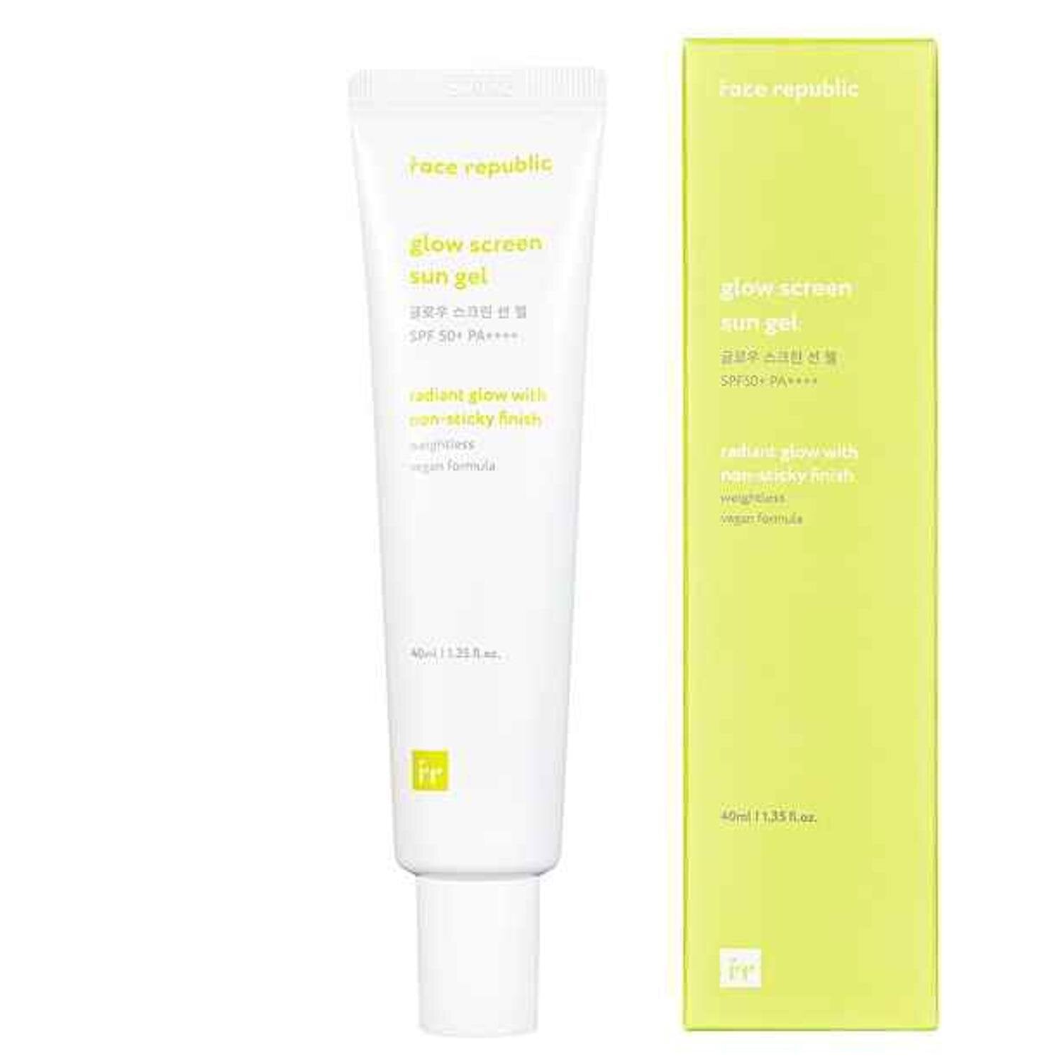 Face Republic Face Republic Glow Screen Sun Gel SPF50+ 40ml – Fresh ...