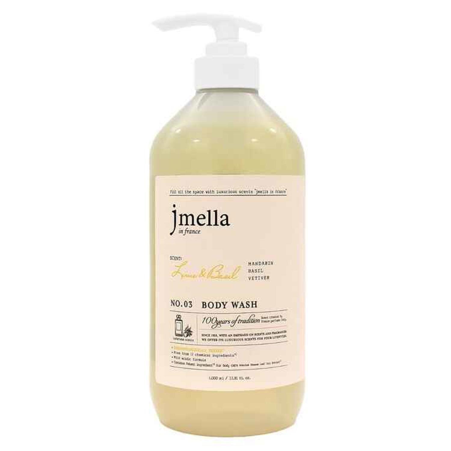 Jmella LIME & BASIL Body Wash 1000ml – Fresh Beauty Co.