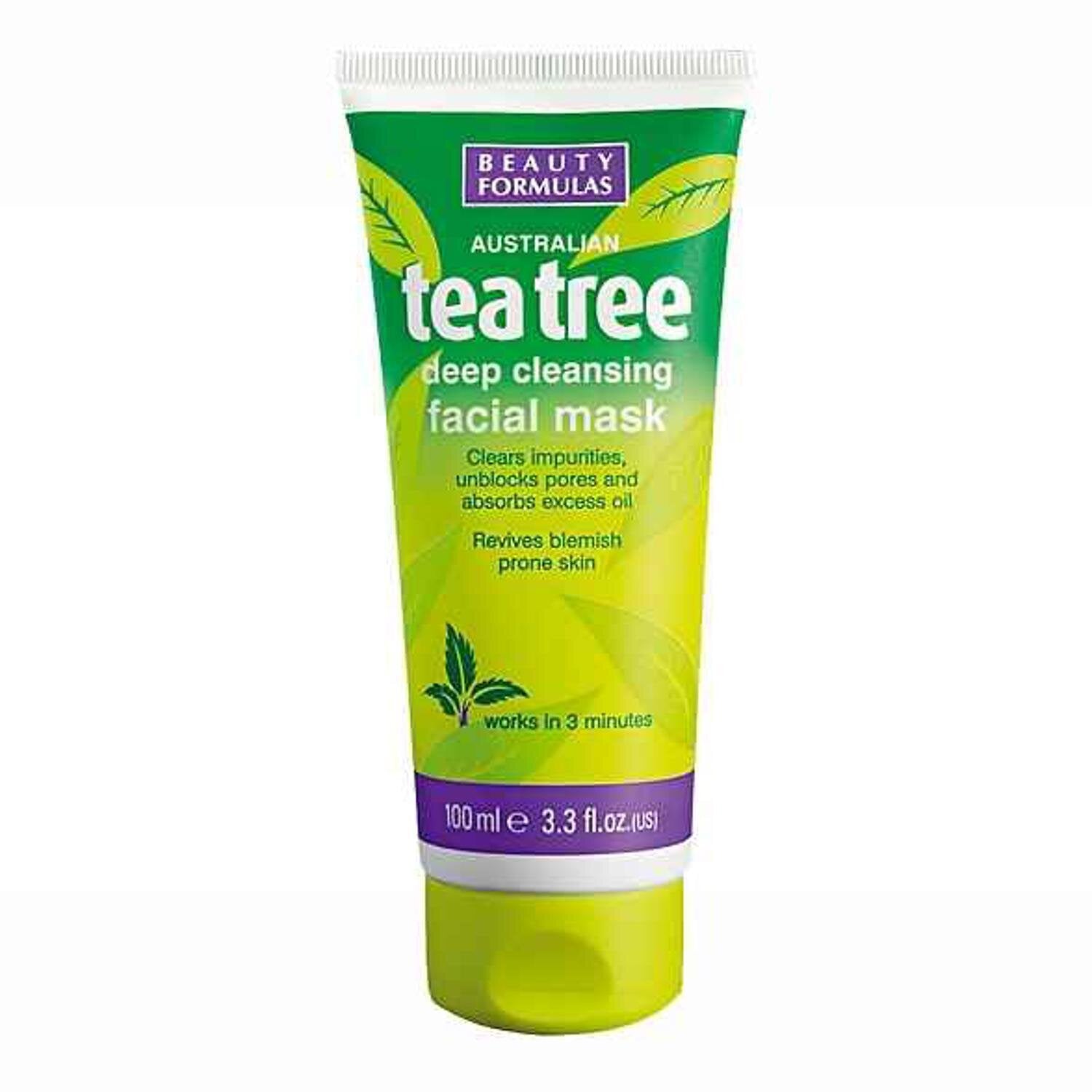Beauty Formulas Tea Tree Deep Cleansing Facial Mask 100ml – Fresh ...
