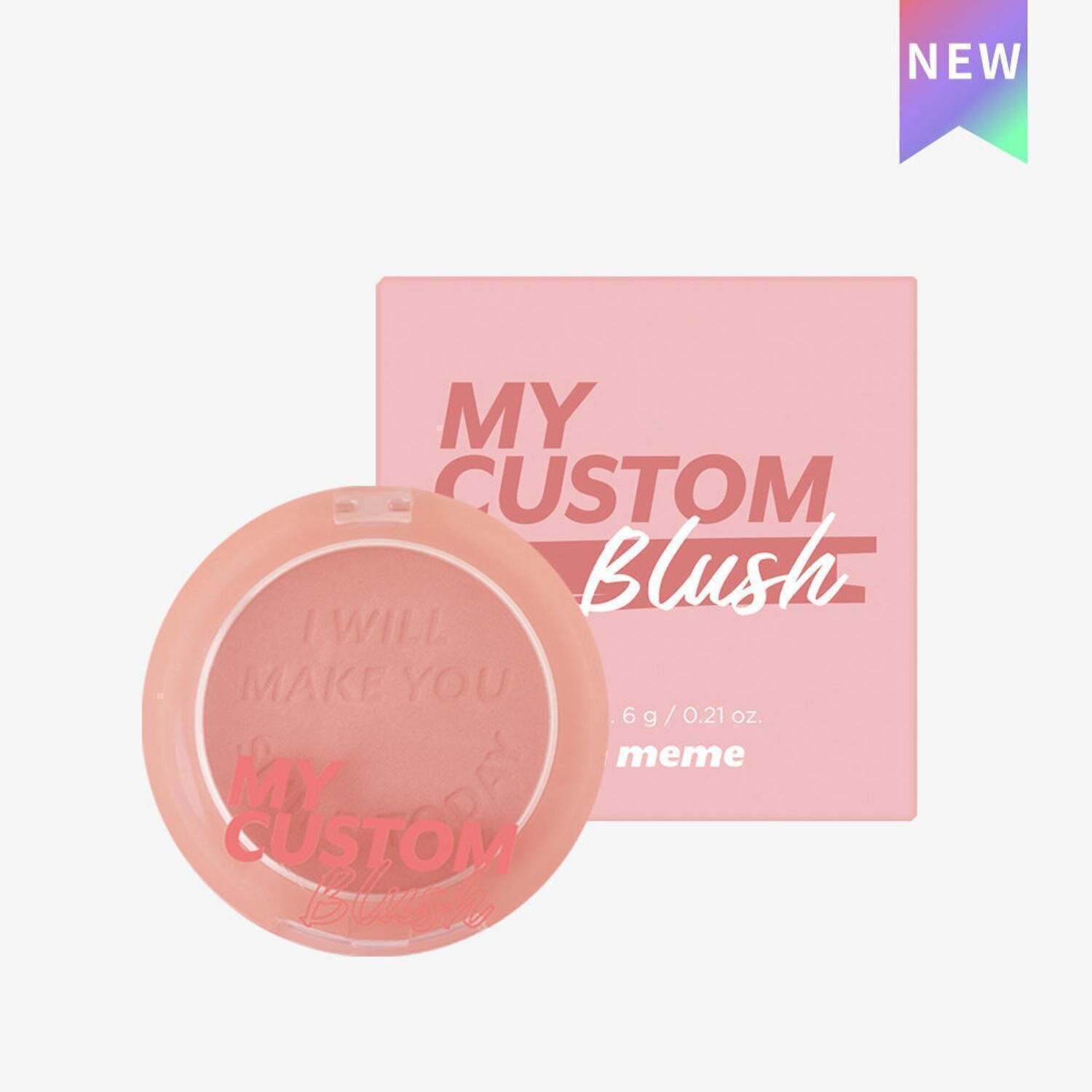 I'M MEME MY CUSTOM Blush *6 shades are available?1pc/6g 03 Lady Pink ...