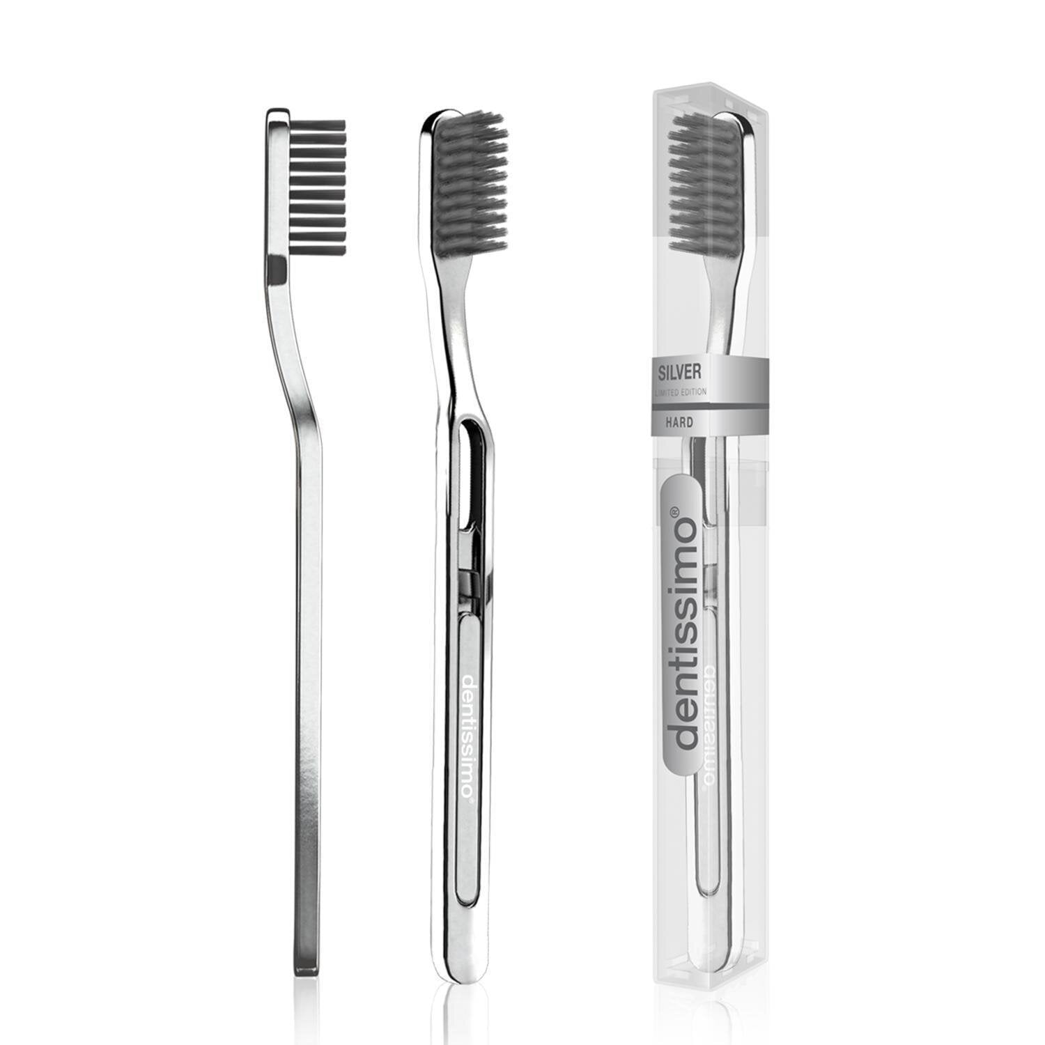 dentissimo (Premium Series) Silver Hard Toothbrush (40g) Fixed Size ...