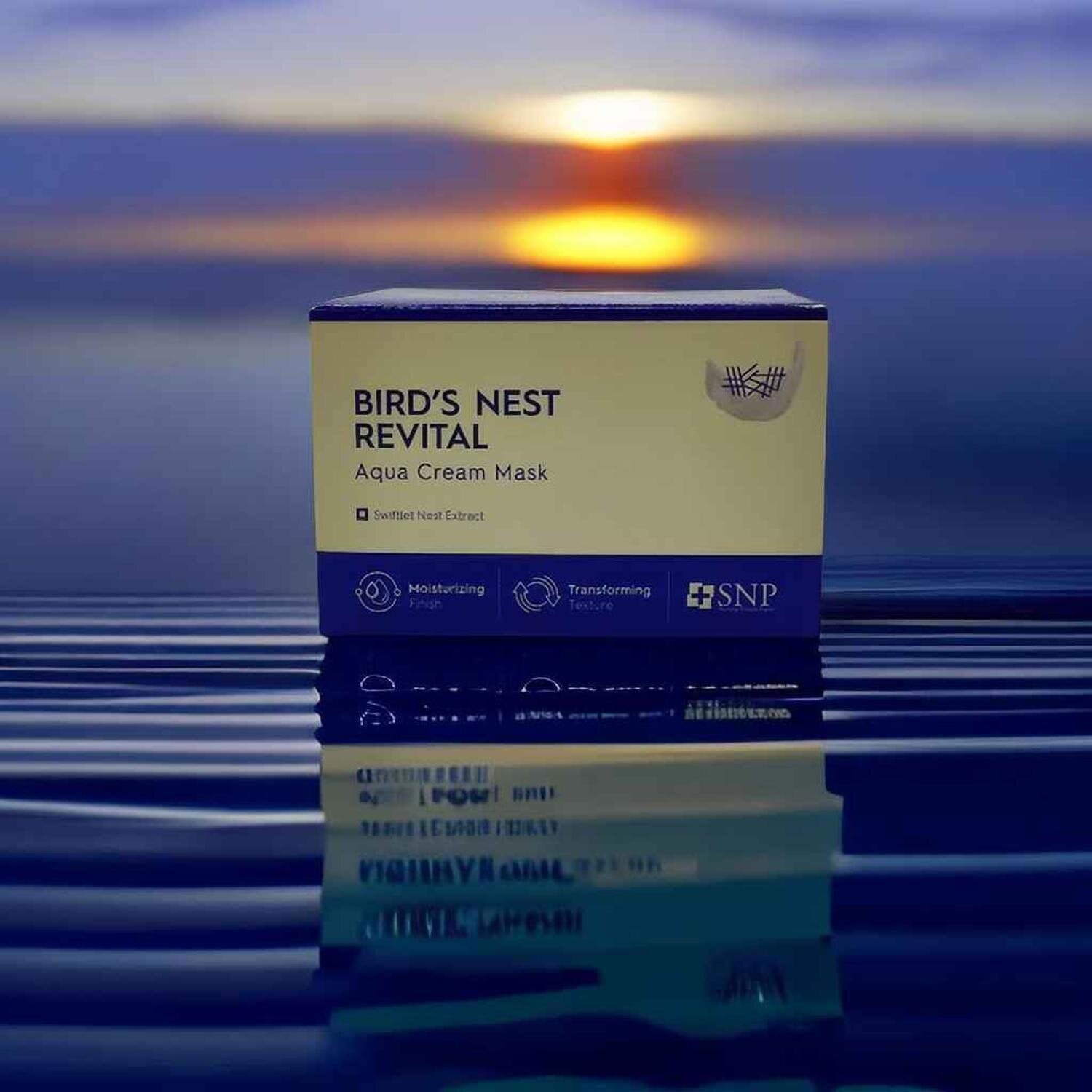 SNP Korea SNP Bird's Nest Hydrating Sleeping Mask 4ml 1 box 20 packs ...