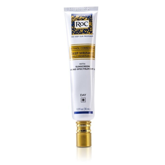 ROC Retinol Correxion Deep Wrinkle Daily Moisturizer With Sunscreen ...