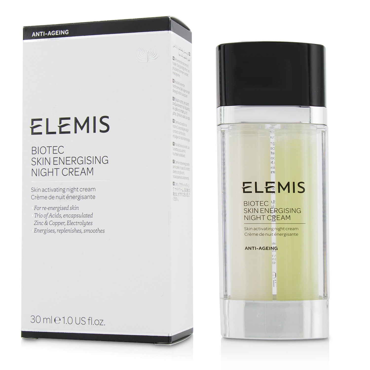Elemis BIOTEC Skin Energising Night Cream 30ml/1oz – Fresh Beauty Co.