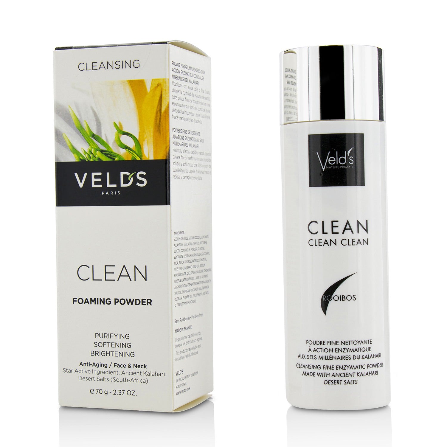Veld's Clean Foaming Powder (Fine Enzymatic Cleansing Powder) 70g/2 ...