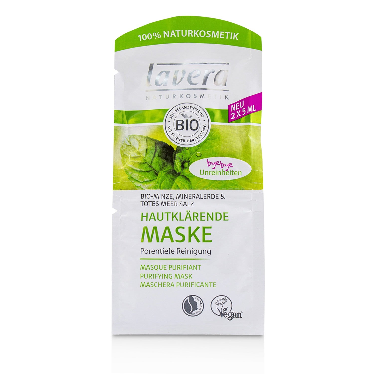 Lavera Organic Mint Purifying Mask 2x5ml – Fresh Beauty Co.