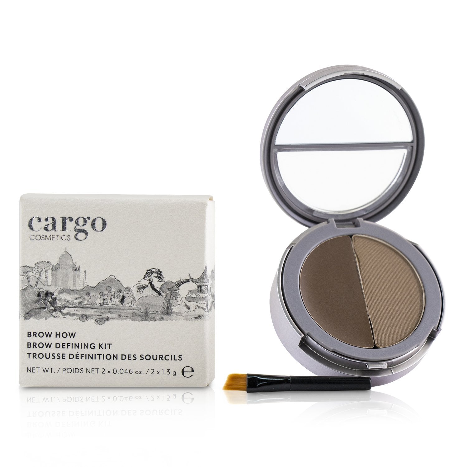 Cargo Brow How Brow Defining Kit - Light 2x1.3g/0.046oz – Fresh Beauty Co.