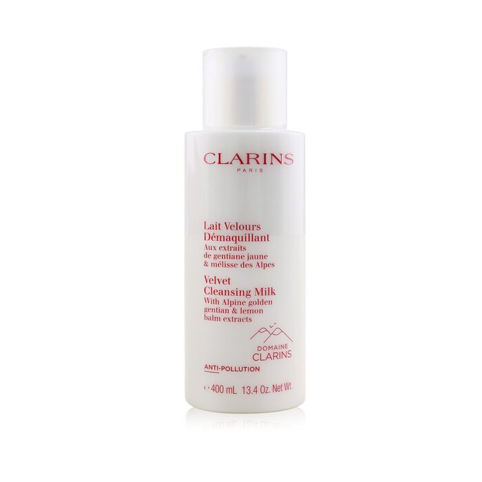 Clarins Velvet Cleansing Milk with Alpine Golden Gentian & Lemon Balm ...