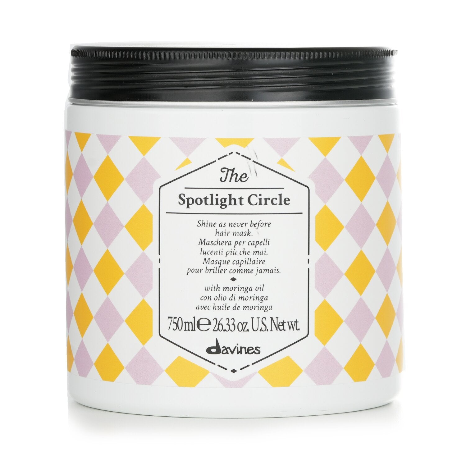 Davines The Spotlight Circle Shine Boosting Hair Mask (Salon Size ...